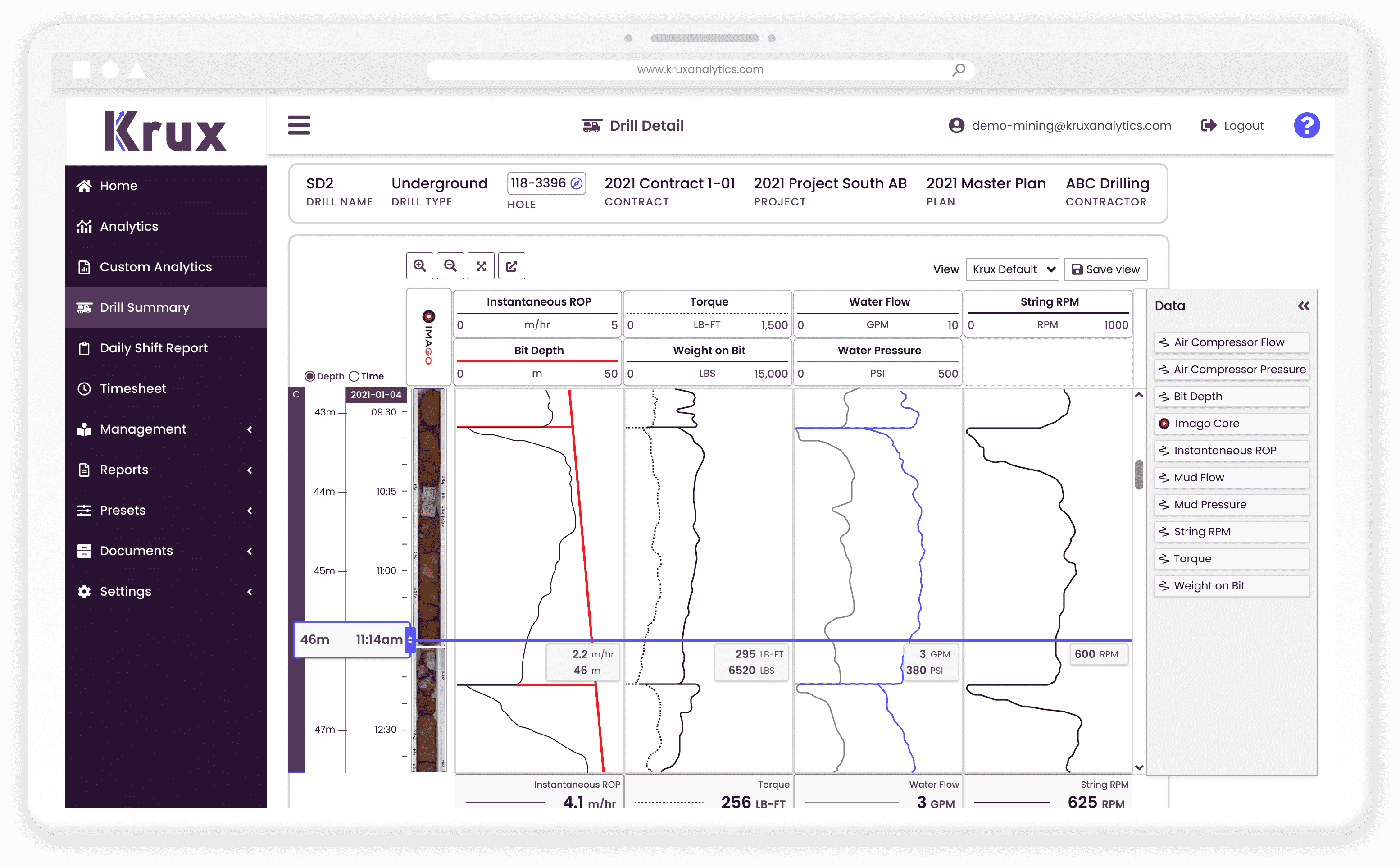 Home | Krux Analytics | Software built for Mining and Drilling